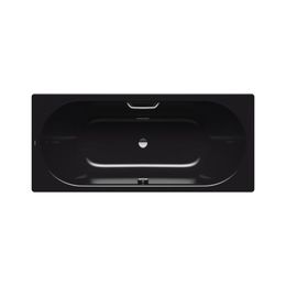Kaldewei Classic duo Badewanne 290310220701 160x70cm, Griffloch, Antislip, schwarz