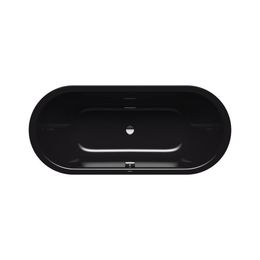 Kaldewei Classic duo oval Badewanne 291434013701 170x75cm, Vollantislip Perl-Effekt, schwarz