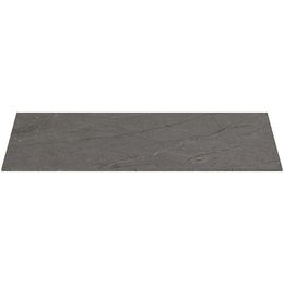 Ideal Standard Conca Keramik-Waschtisch-Platte T4344DI Ausladung 37cm, 60 x 37,3 x 0,6 cm, Pietra Grau