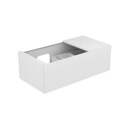 KEUCO Unterschrank Edition 11 31153140100 105x35x53,5 cm, mit LED, Lack matt, Glas Tr&uuml;ffel