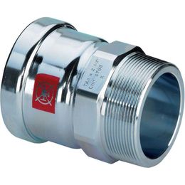 Viega Prestabo &Uuml;bergangsst&uuml;ck 629991 108 mm x R 4, Stahl unlegiert, SC-Contur, Mehrkant