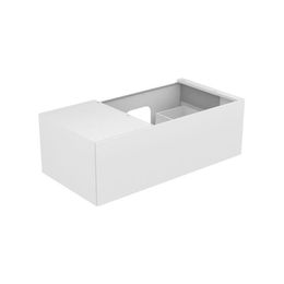 KEUCO Edition 11 Unterschrank 31154380100 105 x 35 x 53,5 cm, mit LED, Strukturlack weiss