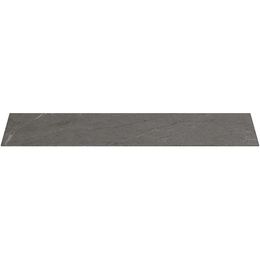Ideal Standard Conca Keramik-Waschtisch-Platte T4346DI Ausladung 37cm, 100 x 37,3 x 0,6 cm, Pietra Grau