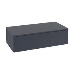 Villeroy & Boch Villeroy und Boch Antao Waschtisch-Unterschrank L40100HG 100x26,8x50cm, Waschbeckenplattenfarbe Lack, midnight blue matt lacquer