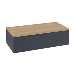 Villeroy & Boch Villeroy und Boch Antao Waschtisch-Unterschrank L40101HG 100x26,8x50cm, Waschbeckenplattenfarbe honey oak, midnight blue matt lacquer