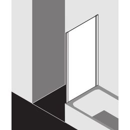Kermi Ibiza 2000 Seitenwand TWO I2TWO070161AK 70x165cm, ESG klar, verk&uuml;rzt f&uuml;r Badewanne