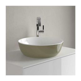Villeroy & Boch Villeroy und Boch Artis Aufsatzwaschtisch 417943BCS8 430 x 430 x 130 mm, ohne &Uuml;berlauf, Sage Green
