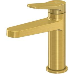 Steinberg Serie 340 Waschtischarmatur 3401010BG Ausladung 126mm, ohnr Ablaufgarnitur, Brushed Gold