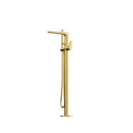 Steinberg Serie 340 Fertigmontageset 3401162BG Unterputz-Wannenarmatur, freistehende Montage, Ausladung 220mm, Brushed Gold