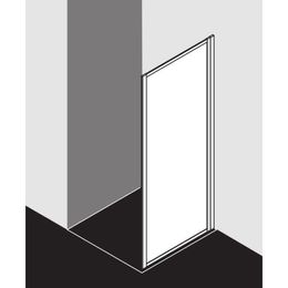 Kermi Seitenwand Nova 2000 80x185, silber/mattglanz, Kerolan Fontana