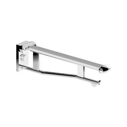 KEUCO Plan Care WC-St&uuml;tzklappgriff 34903173738 700mm, Aluminium silber-eloxiert/lichtgrau