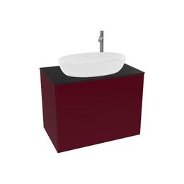 Villeroy & Boch Villeroy und Boch Finion Waschtischunterschrank G87200HB 80x60,3cm, Emotion, Abdeckplatte black matt, Peony Matt