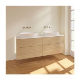 Villeroy & Boch Villeroy und Boch Finion Waschtischunterschrank GA8100PC 160x60,3cm, Emotion, Abdeckplatte white matt, Oak Veneer