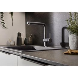 Blanco Linus-s K&uuml;chenarmatur 518813 ausziehbar, SILGRANIT-Look felsgrau