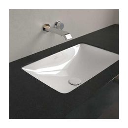 Villeroy & Boch Villeroy und Boch Loop & friends Unterbauwaschbecken 4A5700R1 ohne Hahnlochbank, mit &Uuml;berlauf, 54 x 34 cm, wei&szlig; C-plus