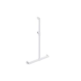 HEWI System 900 Duschhandlauf 900.35M46060VH 1250 x 457mm, pulverbeschichtet wei&szlig; tiefmatt
