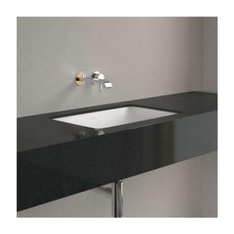 Villeroy & Boch Villeroy und Boch Loop & friends Unterbauwaschbecken 4A5700RW ohne Hahnlochbank, mit &Uuml;berlauf, 54 x 34 cm, stone white C-plus