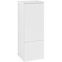 Villeroy & Boch Villeroy und Boch Antao Mittelschrank L44000MT mit Beleuchtung, 1 T&uuml;r, 414 x 1039 x 356 mm, Waschbeckenplattenfarbe Lack, white matt lacquer
