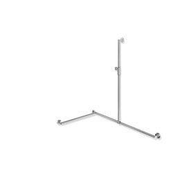 HEWI System 900 Duschhandlauf 900.35M36340 1250 x 947 x 647 mm, Ausf&uuml;hrung links, chrom
