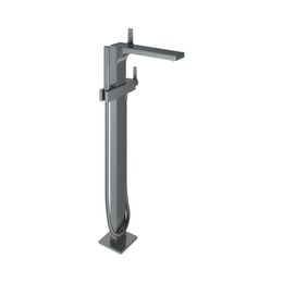 KEUCO Edition 11 Wannenarmatur 51127130100 bodenstehend, Ausladung 291mm, Schwarzchrom geb&uuml;rstet