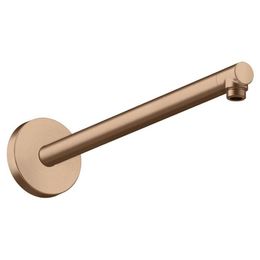 Hansgrohe Axor Brausearm 26431310 390mm, Wandmontage, brushed red gold