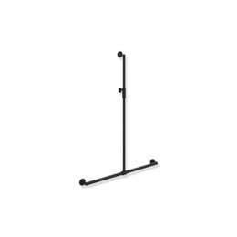 HEWI System 900 Duschhandlauf 900.35M43160CV 1250 x 965 x 965 mm, pulverbeschichtet schwarz tiefmatt