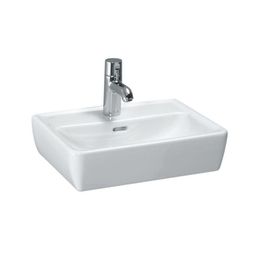 Laufen Pro A Handwaschbecken 8119520001091 45x34cm, wei&szlig;, mit &Uuml;berlauf, ohne Hahnloch