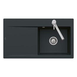 Villeroy & Boch Villeroy und Boch Subway Style 45 Flat Fl&auml;chenb&uuml;ndige Sp&uuml;le 33470FKD Sp&uuml;lbecken rechts, fossil CeramicPlus, 78 x 51 cm