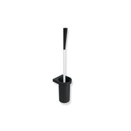 HEWI System 800 Toilettenb&uuml;rstengarnitur 800.20.20260CV 105x543x120mm, Beh&auml;lter Kunststoff wei&szlig;, schwarz tiefmatt