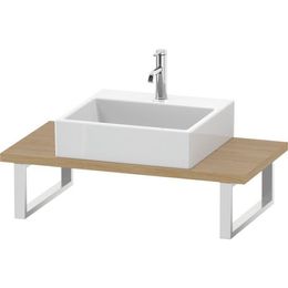 Duravit DuraStyle Konsole DS104C03030 f&uuml;r Aufsatzbecken, 1 Ausschnitt, St&auml;rke 3 cm, Eiche natur