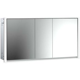 Emco Loft Unterputz-Lichtspiegelschrank 979805123 1600x733mm, LED, 3-t&uuml;rig, aluminium/Spiegel