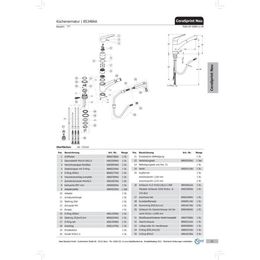 Ideal Standard Hebel-Set CERASPRINT NEW, Chrom B960738AA
