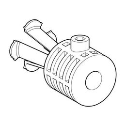 Geberit Wandbefestigung 597203000 WB9N-T/Flow 300/4U WWC