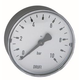 Syr - Hans Sasserath Syr - Sasserath Manometer 2315.00.921 G 1/4, 0-10 bar, mit waagerechtem Anschluss
