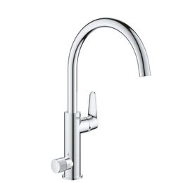 Grohe Blue Pure Baucurve K&uuml;chenarmatur 31723000 C-Auslauf, chrom, mit Filterfunktion