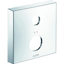 Hansgrohe Axor Verl&auml;ngerungsrosette 14968000 2-Loch, eckig, rot/blau, chrom