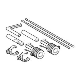 Geberit Befestigungsset f&uuml;r Wand-WC-/Bidet 597183000 Befestigung von unten