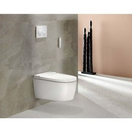 Geberit AquaClean Sela Wand-Tiefsp&uuml;l-WC 146220111 wei&szlig;-alpin, Komplettanlage, mit Keratec