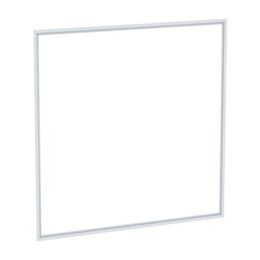 Geberit One Abdeckrahmen 505844001 105 cm, wei&szlig;/Aluminium pulverbeschichtet, Unterputz-Montage