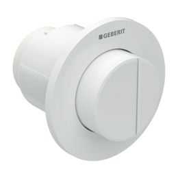 Geberit WC-Steuerung Typ 01 116044111 pneumatisch, Kunststoff, 2-Mengen-Sp&uuml;lung, vorragend, wei&szlig;-alpin