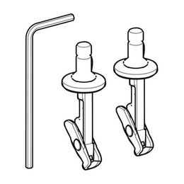 Geberit Fixierbolzen m. Abdichtscheibe 244625001 f&uuml;r WC-Sitz