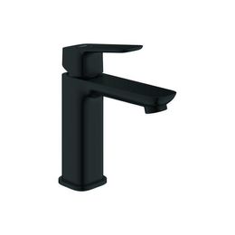 Grohe Cubeo Waschtischarmatur 1017572430 M-Size, glatter K&ouml;rper mit Push-open Ablaufgarnitur 1 1/4", matt schwarz