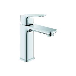 Grohe Cubeo Waschtischarmatur 1017570000 M-Size, glatter K&ouml;rper mit Push-open Ablaufgarnitur 1 1/4", chrom