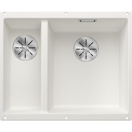 Blanco Subline 340/160-u Sp&uuml;le 523562 55,5x46cm, PuraDur wei&szlig;, rechts, f&uuml;r Unterbau