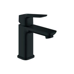 Grohe Cubeo Waschtischarmatur 1017322430 S-Size, glatter K&ouml;rper mit Push-open Ablaufgarnitur 1 1/4", matt schwarz