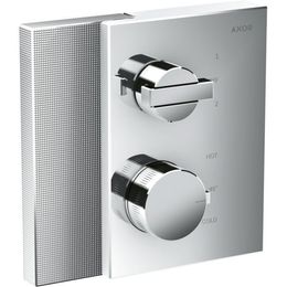 Hansgrohe Axor Edge Fertigmontageset 46761000 chrom, Diamantschliff, Thermostat, Unterputz, 2x Verbraucher