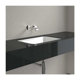Villeroy & Boch Villeroy und Boch Architectura Unterbauwaschbecken 5A7760R1 570 x 370 x 175 mm, Wei&szlig; Alpin CeramicPlus, mit &Uuml;berlauf, Au&szlig;enseite nicht glasiert
