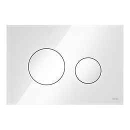 TECELoop Bet&auml;tigungsplatte 9240650 Glas wei&szlig;, Tasten wei&szlig;