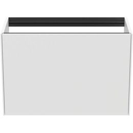 Ideal Standard Conca Waschtisch-Unterschrank T3994Y1 ohne Waschtisch-Platte, 1 Auszug, 80 x 37 x 54 cm, Wei&szlig; matt lackiert