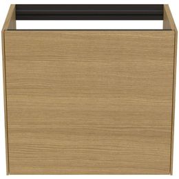 Ideal Standard Conca Waschtisch-Unterschrank T3991Y6 ohne Waschtisch-Platte, 1 Auszug, 60 x 37 x 54 cm, Eiche hell Furnier